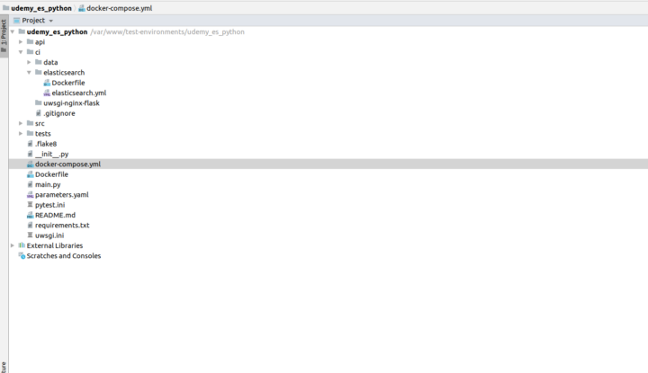 Python Flask Elasticsearch And Docker Environment