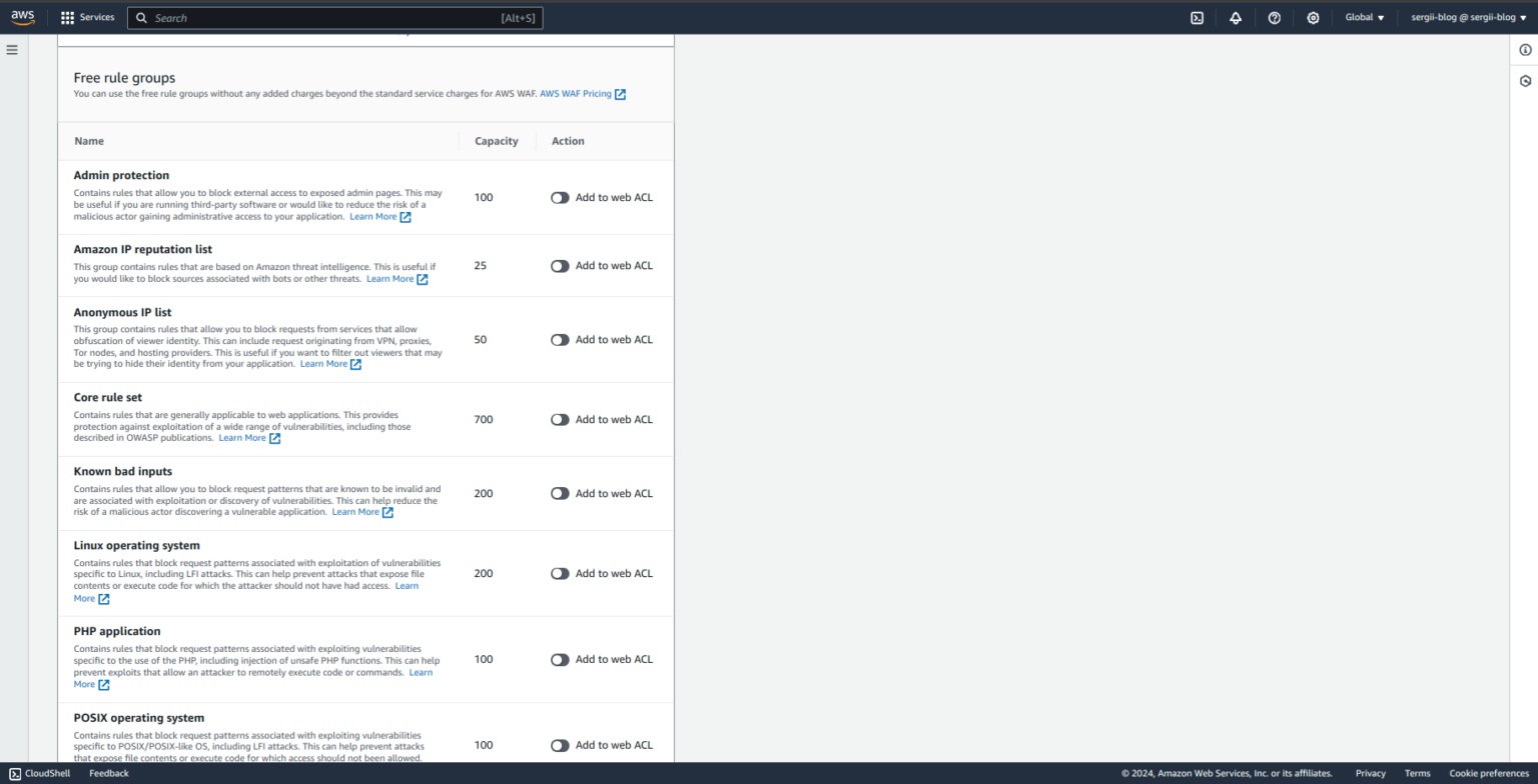 How to improve web app security with AWS WAF managed rules